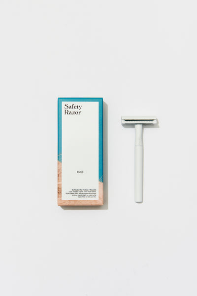 Elegant safety razor fra DUSK - bæredygtig barbering - zero waste
